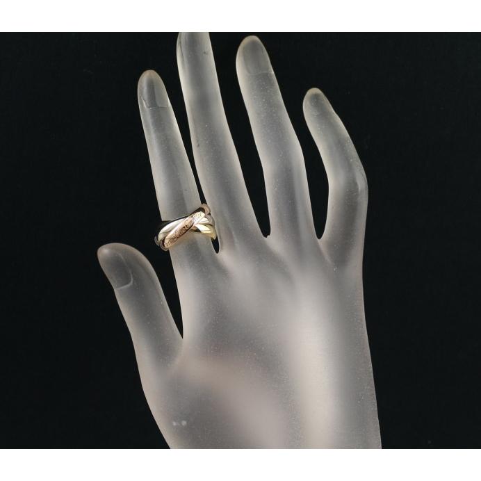 カルティエ トリニティリング スリーカラー クラシック 50号 K18YG/WG/PG 指輪 BLJ : 161454 : グリーバー - 通販 - Yahoo!ショッピング