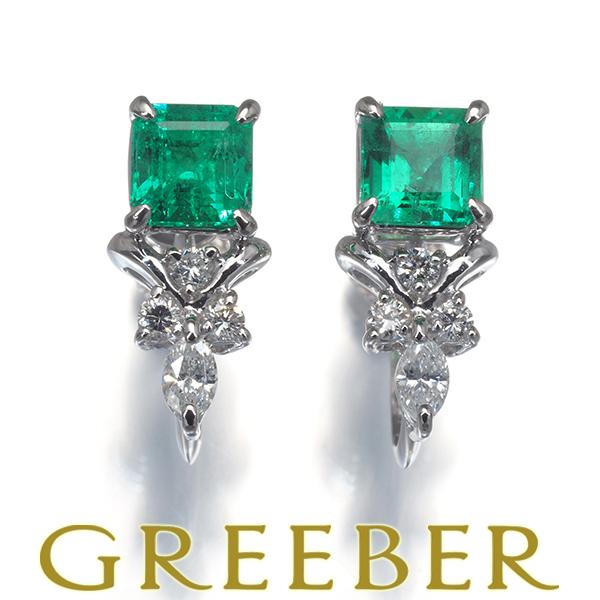 TASAKI タサキ イヤリング エメラルド 0.51ct/0.55ct ダイヤ ダイヤモンド 0.12ct/0.12ct Pt900 BLJ : 162026 : グリーバー - 通販 ...