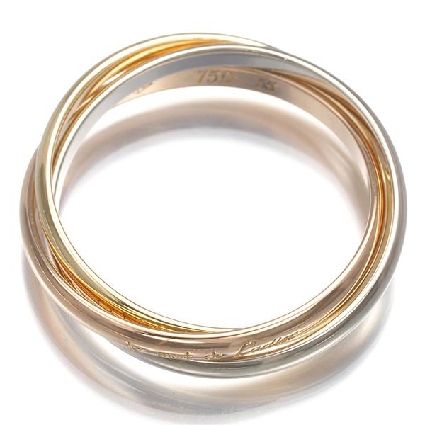 カルティエ トリニティリング スリーカラー XS 55号 K18YG/WG/PG 指輪 BLJ : 162200 : グリーバー - 通販 - Yahoo!ショッピング