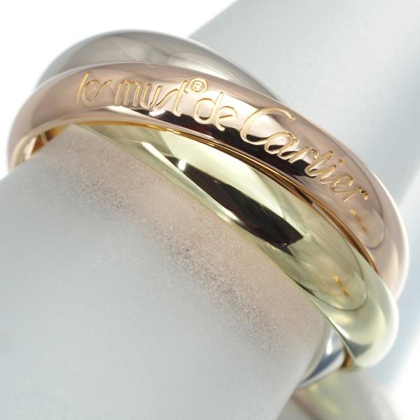 Cartier カルティエ トリニティリング スリーカラー クラシック 54号 K18YG/WG/PG 指輪 BLJ : グリーバー - 通販 - Yahoo!ショッピング