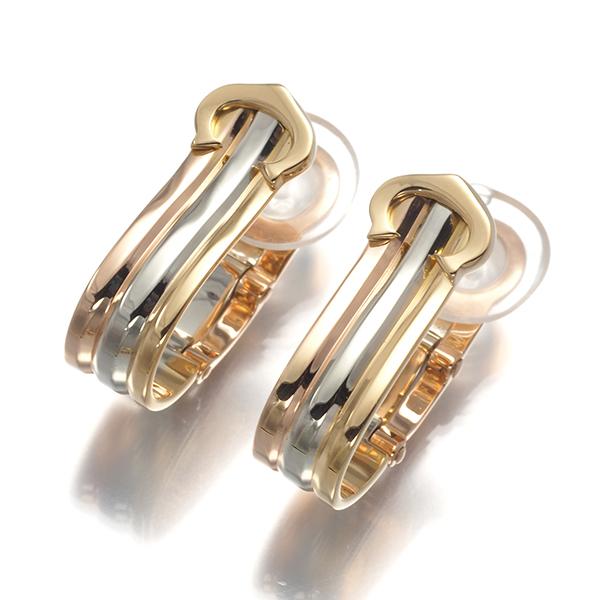 カルティエ イヤリング 2C ドゥーブルC C2 スリーカラー K18YG/WG/PG BLJ : 163549 : グリーバー - 通販 - Yahoo!ショッピング