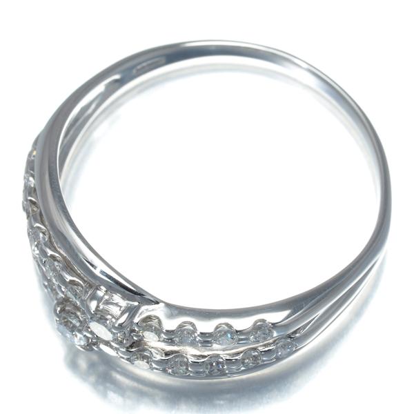 ダイヤ ダイヤモンド 0.46ct リング K18WG 指輪 GENJ : グリーバー - 通販 - Yahoo!ショッピング