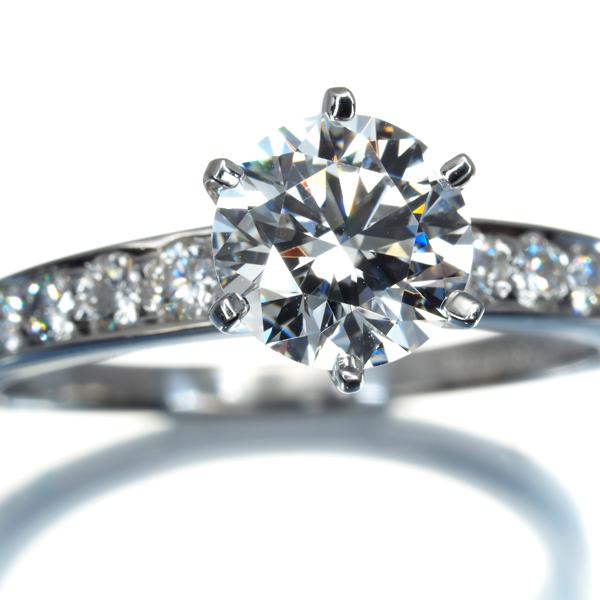 TIFFANY&Co. ティファニー リング ダイヤ ダイヤモンド 1.1ct程 ソリティア 12号 Pt950 指輪 BLJ 大幅値下げ品 : グリーバー - 通販 - Yahoo!ショッピング