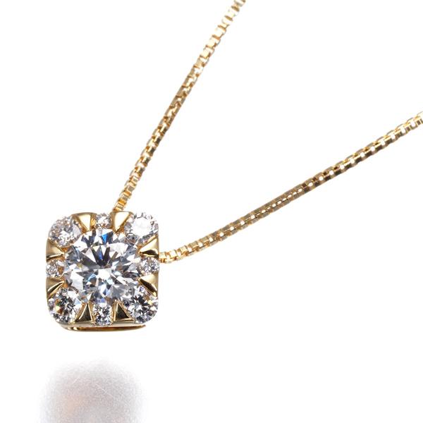 VENDOME ヴァンドーム ネックレス ダイヤ ダイヤモンド 0.189ct/0.09ct スクエア K18YG BLJ : グリーバー - 通販 - Yahoo!ショッピング