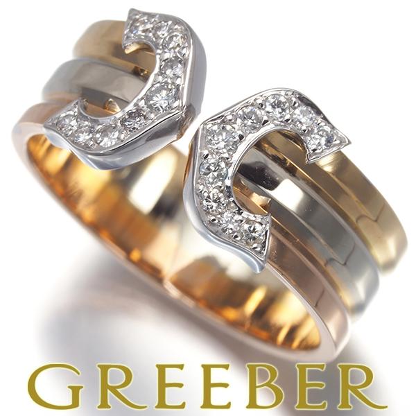 Cartier カルティエ リング ダイヤ ダイヤモンド 2C ドゥーブルC C2 スリーカラー SM 48号 K18YG/WG/PG 指輪 BLJ : グリーバー - 通販 - Yahoo ...