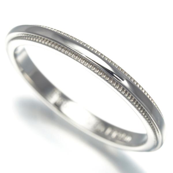 TIFFANY&Co. ティファニー リング トゥギャザー ミルグレイン 2mm 6.5号 Pt950 指輪 BLJ : グリーバー - 通販 - Yahoo!ショッピング