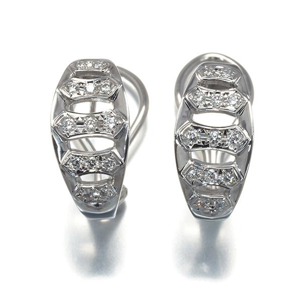 MIKIMOTO ミキモト ピアス ダイヤ ダイヤモンド 0.13ct/0.13ct K18WG BLJ : グリーバー - 通販 - Yahoo!ショッピング