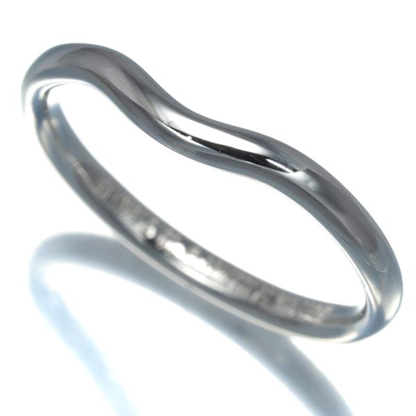TIFFANY&Co. ティファニー リング カーブドバンド 14号 Pt950 指輪 BLJ : グリーバー - 通販 - Yahoo!ショッピング