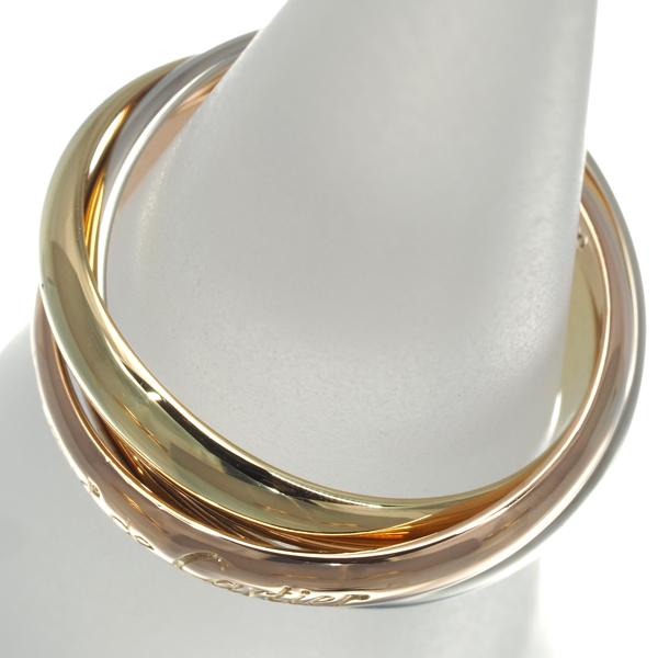 Cartier カルティエ トリニティリング スリーカラー クラシック 56号 K18YG/WG/PG 指輪 BLJ : グリーバー - 通販 - Yahoo!ショッピング