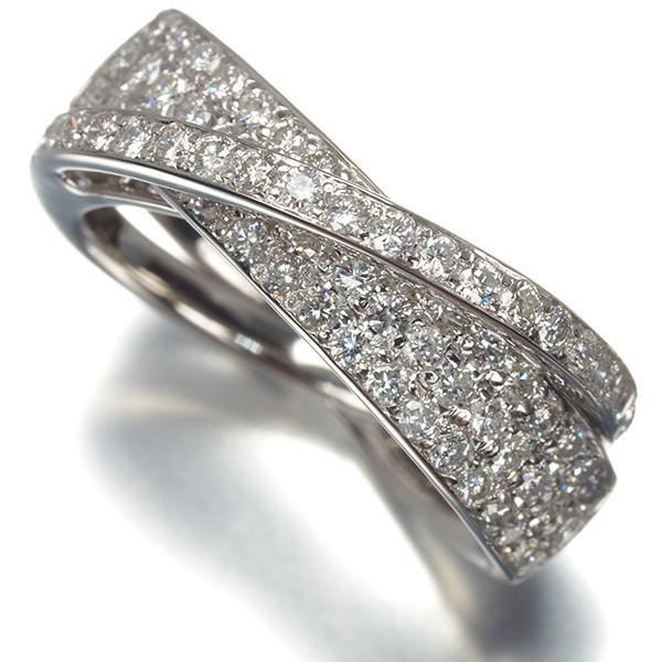 ダイヤ ダイヤモンド 0.55ct パヴェ クロスライン リング Pt900 指輪 GENJ : グリーバー - 通販 - Yahoo!ショッピング