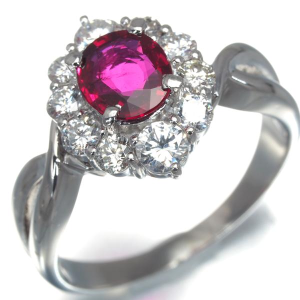 三越 リング ルビー 0.80ct ダイヤ ダイヤモンド 0.77ct クラシック 14号 Pt900 鑑別書 指輪 BLJ/GENJ : グリーバー - 通販 - Yahoo!ショッピング