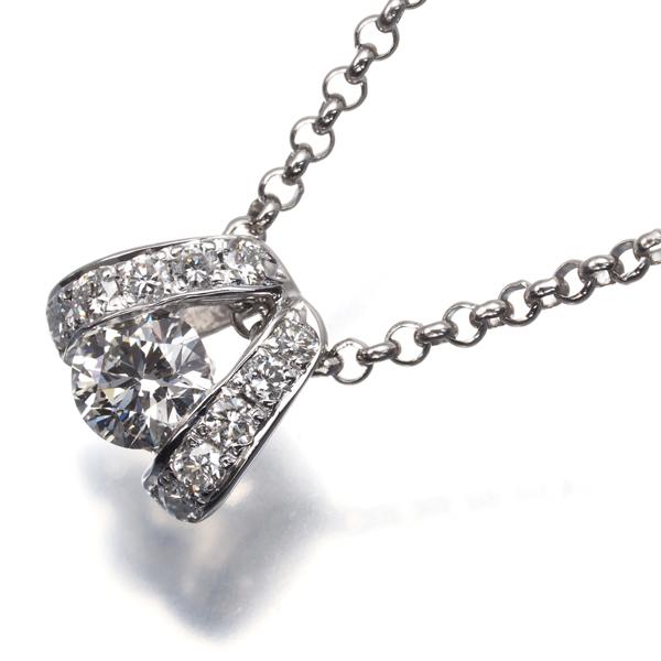 ダイヤ ダイヤモンド 0.427ct/0.20ct H SI1 EX ネックレス Pt900/Pt850 鑑定書GENJ : グリーバー - 通販 - Yahoo!ショッピング