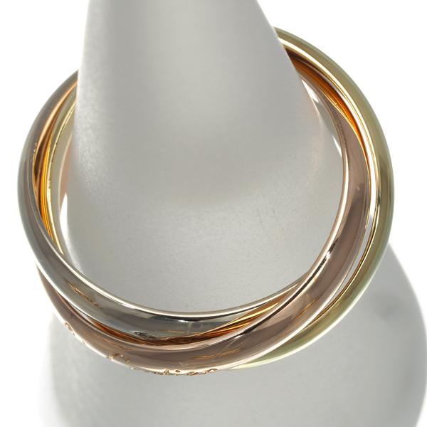 Cartier カルティエ トリニティリング スリーカラー クラシック 56号 K18YG/WG/PG 指輪 BLJ : グリーバー - 通販 - Yahoo!ショッピング