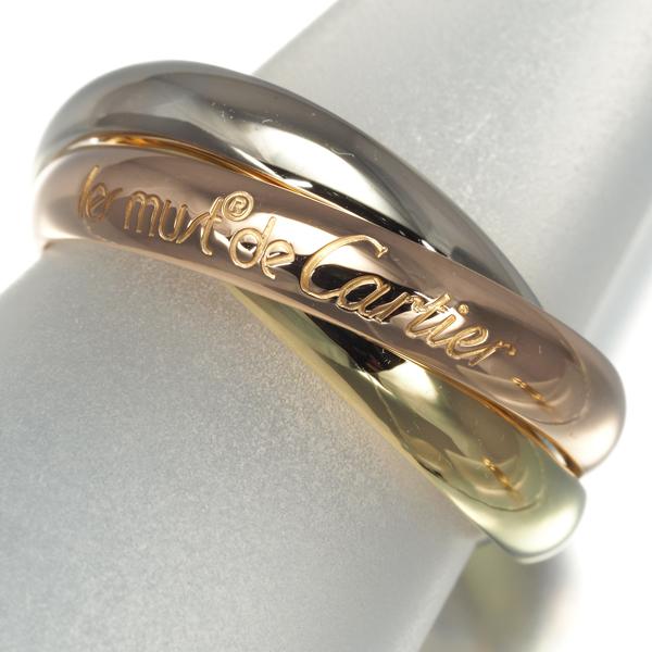 Cartier カルティエ トリニティリング スリーカラー クラシック 54号 K18YG/WG/PG 指輪 BLJ : グリーバー - 通販 - Yahoo!ショッピング