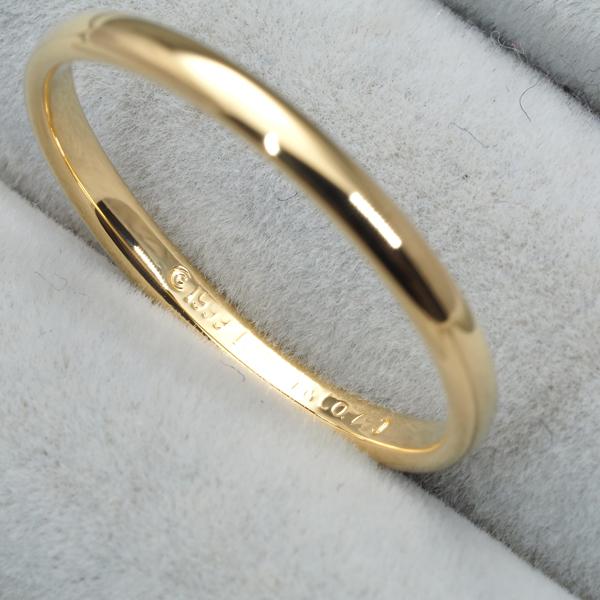 TIFFANY&Co. ティファニー リング フォーエバー クラシックバンド ウェディング 2mm 11.5号 K18YG 指輪 BLJ : グリーバー - 通販 - Yahoo!ショッピング