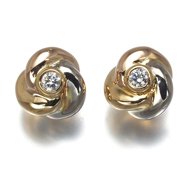 Cartier カルティエ ピアス ダイヤ ダイヤモンド ベビートリニティ K18YG/WG/PG BLJ : グリーバー - 通販 - Yahoo!ショッピング