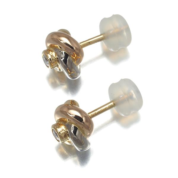 Cartier カルティエ ピアス ダイヤ ダイヤモンド ベビートリニティ K18YG/WG/PG BLJ : グリーバー - 通販 - Yahoo!ショッピング