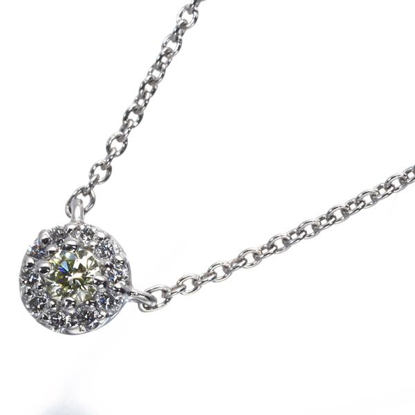 STAR JEWELRY スタージュエリー ネックレス イエロー＆クリア ダイヤ ダイヤモンド 0.05ct/0.05ct サークル Pt950 BLJ/GENJ : グリーバー - 通販 ...