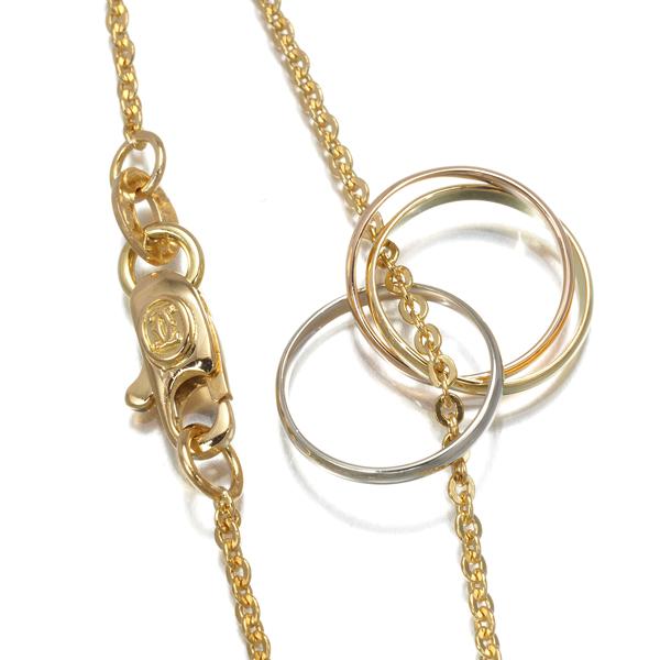 Cartier カルティエ トリニティネックレス スリーカラー K18YG/WG/PG 指輪 BLJ : グリーバー - 通販 - Yahoo!ショッピング