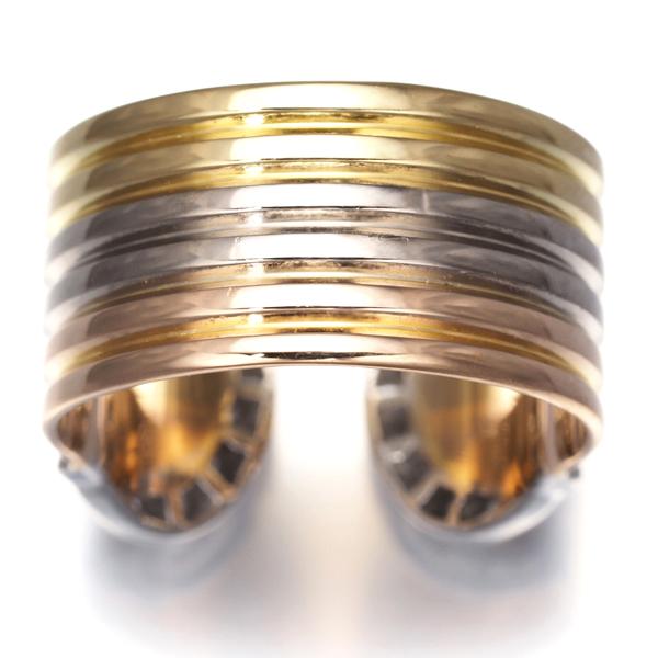 Cartier カルティエ リング ダイヤ ダイヤモンド 2C ドゥーブルC C2 スリーカラー LM 56号 K18YG/WG/PG 指輪 ...