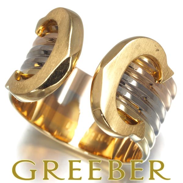 Cartier カルティエ リング 2C ドゥーブルC C2 スリーカラー LM 51号 K18YG/WG/PG 未修理証明書 指輪 BLJ ...