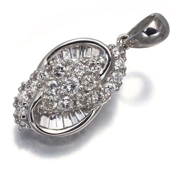 ダイヤ ダイヤモンド 0.70ct 2種カット スパイラル ペンダントトップ Pt850 GENJ : グリーバー - 通販 - Yahoo!ショッピング
