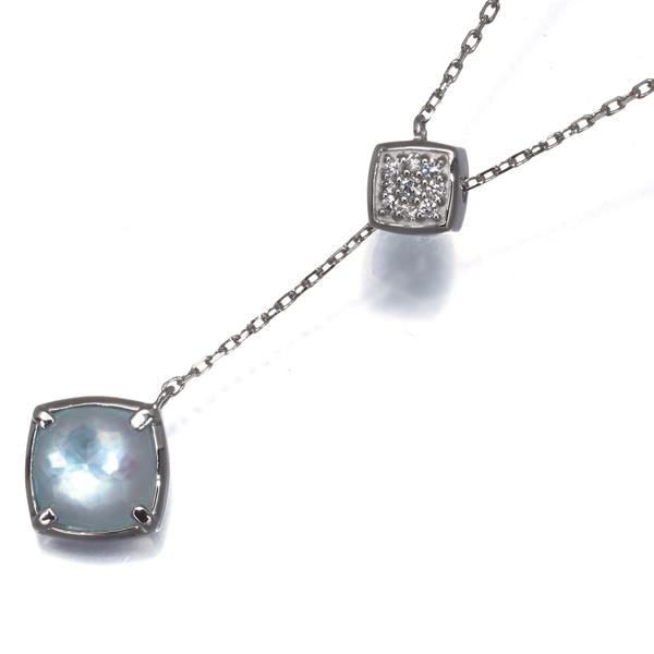 VENDOME ヴァンドーム ネックレス トパーズ シェル ダイヤ ダイヤモンド オードブルー Pt950/Pt850 BLJ/GENJ : グリーバー - 通販 - Yahoo!ショッピング