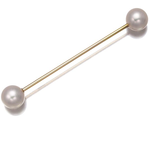 MIKIMOTO ミキモト カラーピン パール 真珠 7.2mm K18YG BLJ : グリーバー - 通販 - Yahoo!ショッピング