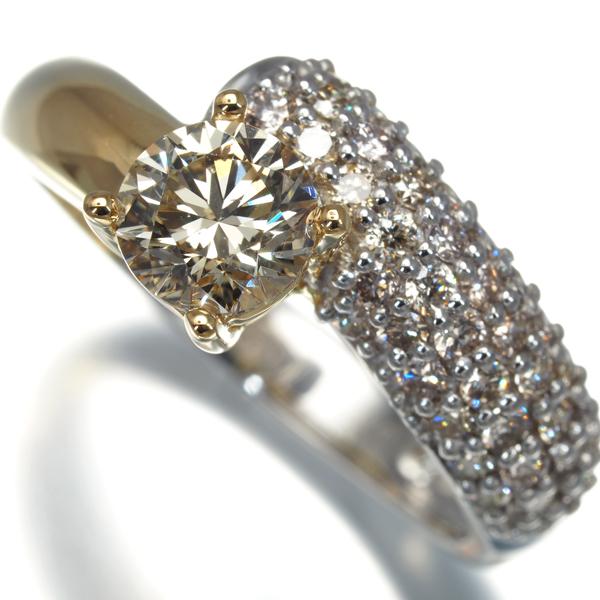 GSTV リング ダイヤ ダイヤモンド 0.70ct/0.48ct コンビカラー パヴェ 13号 K18YG/Pt950 指輪 BLJ/GENJ : グリーバー - 通販 - Yahoo!ショッピング