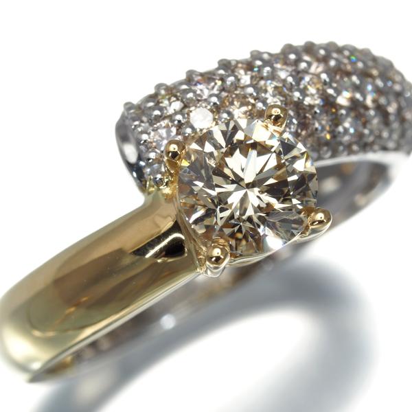 GSTV リング ダイヤ ダイヤモンド 0.70ct/0.48ct コンビカラー パヴェ 13号 K18YG/Pt950 指輪 BLJ/GENJ : グリーバー - 通販 - Yahoo!ショッピング