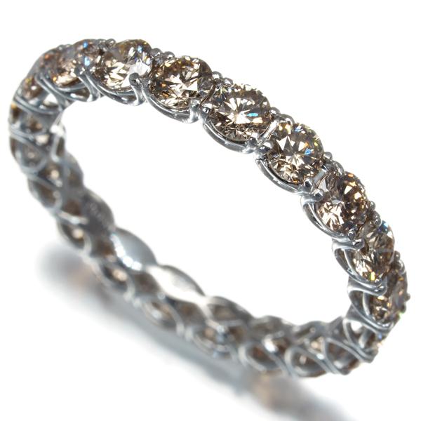 ブラウンダイヤ ダイヤモンド 1.60ct フルエタニティ リング Pt950 指輪 GENJ : グリーバー - 通販 - Yahoo!ショッピング