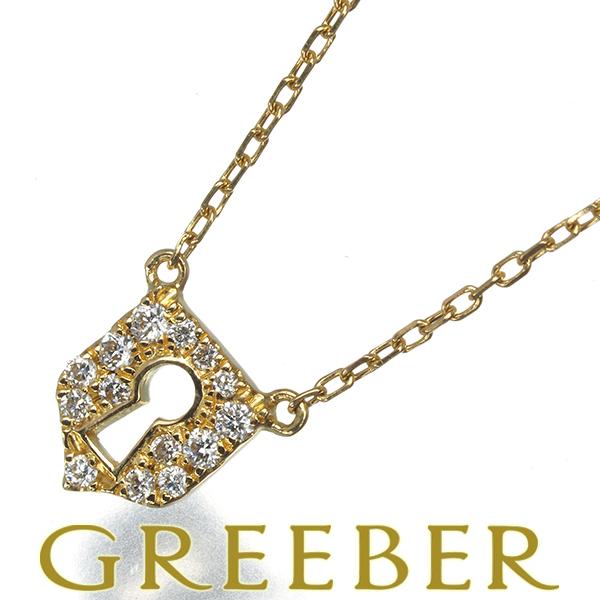 AHKAH アーカー ネックレス ダイヤ ダイヤモンド 0.05ct 鍵穴 パヴェ K18YG BLJ : グリーバー - 通販 - Yahoo!ショッピング