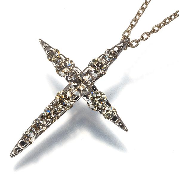 カシケイ ネックレス ダイヤ ダイヤモンド 0.70ct ネイキッド クロス K18BG BLJ : グリーバー - 通販 - Yahoo!ショッピング