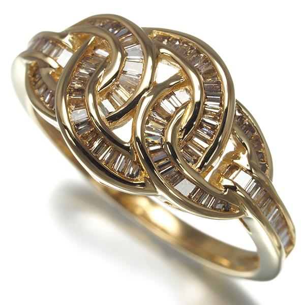 GSTV リング ブラウンダイヤ ダイヤモンド 0.60ct 15号 K18YG 指輪 BLJ/GENJ : グリーバー - 通販 - Yahoo!ショッピング