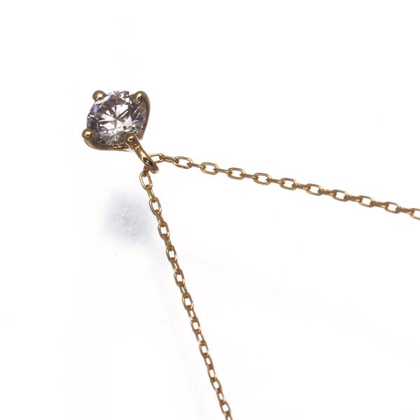 エステール ネックレス ブラウンダイヤ ダイヤモンド 0.15ct 一粒 K18YG BLJ/GENJ : グリーバー - 通販 - Yahoo!ショッピング