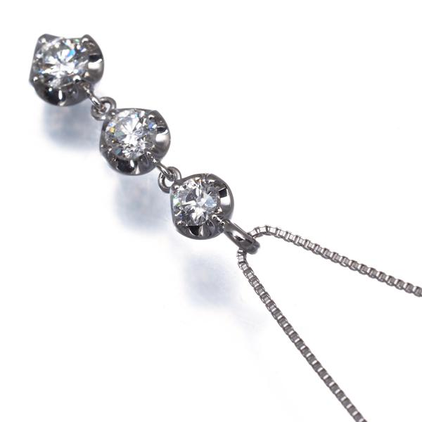 VENDOME ヴァンドーム ネックレス ダイヤ 0.44ct 3P Pt950/Pt850 BLJ/GENJ : グリーバー - 通販 - Yahoo!ショッピング