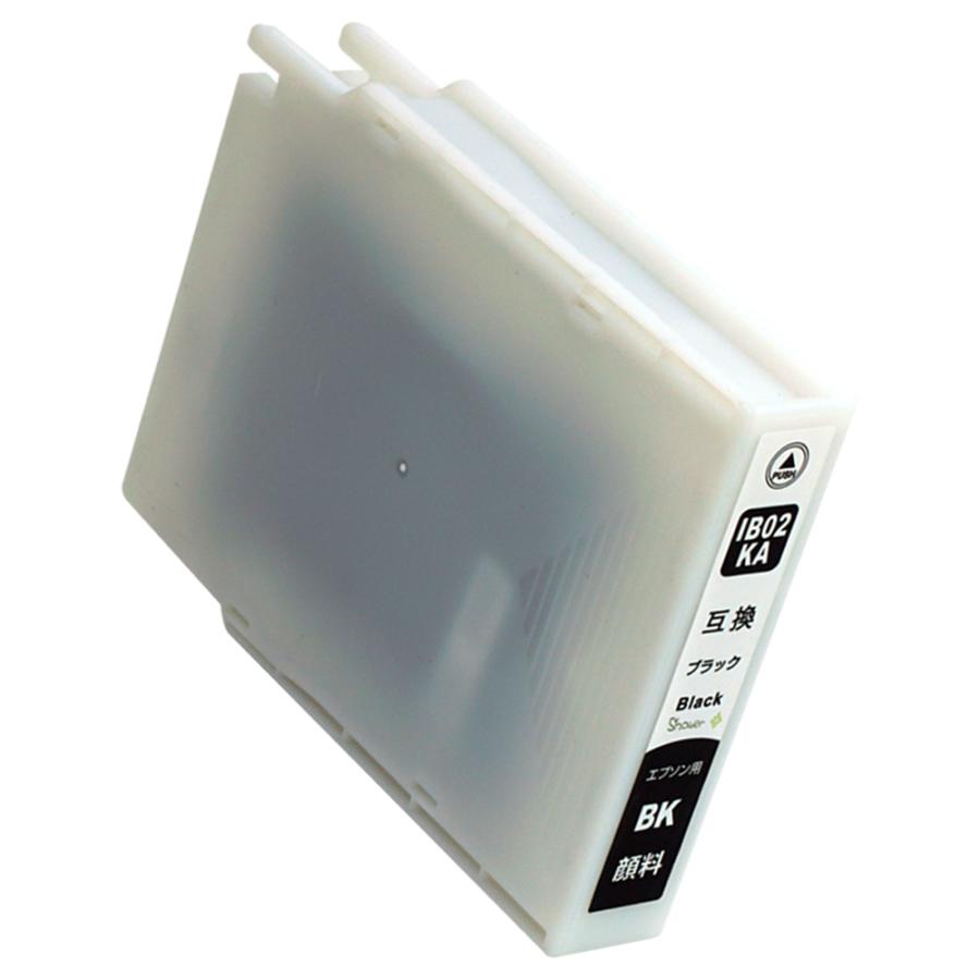 エプソン IB02 (顔料KA/ブラック) 1本 エプソン用 互換 インクカートリッジ IB02KA PX-M7110F PX-M7110FP PX-S7110 PX-S7110P 残量表示 ...
