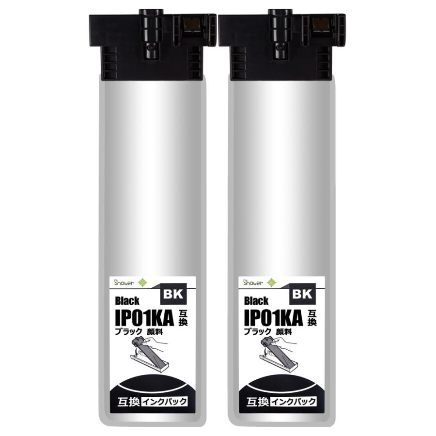 エプソン IP01KA（ブラック×2本）EPSON 互換インクパック 印刷 : Green shower - 通販 - Yahoo!ショッピング