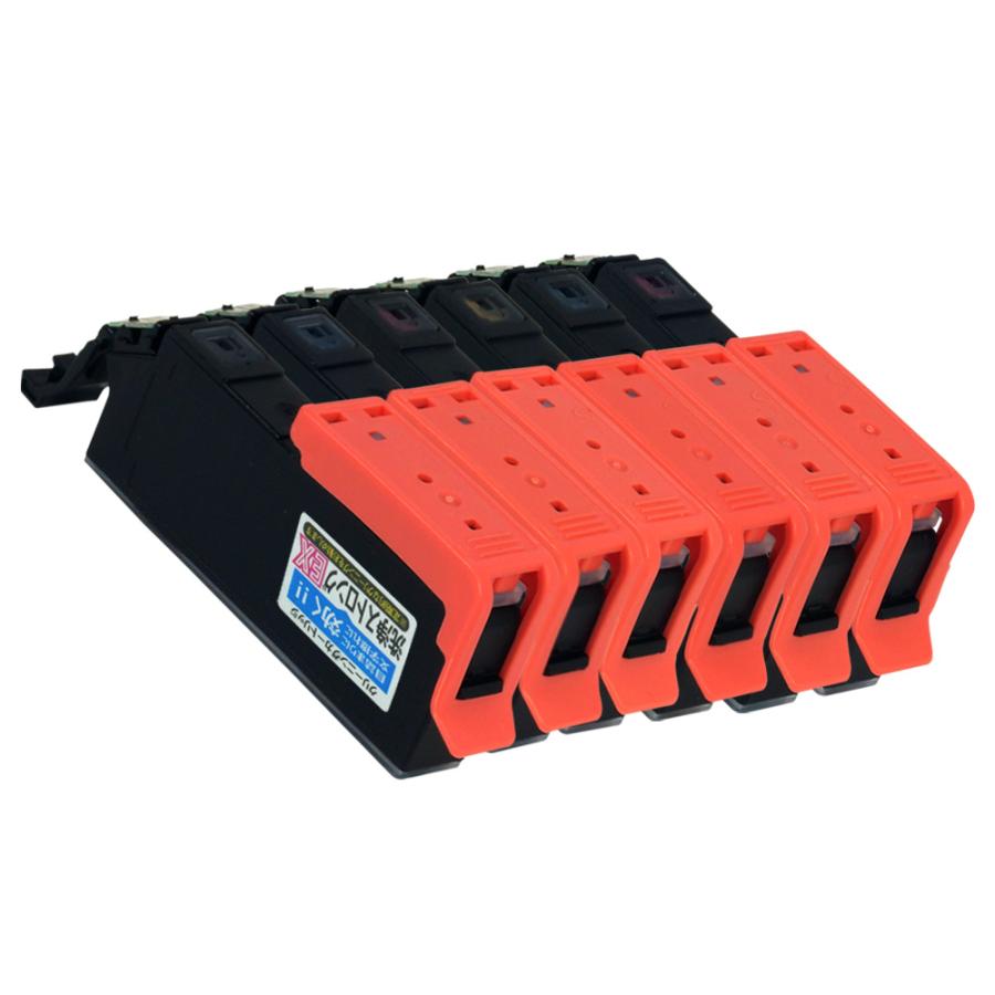 エプソン（EPSON） ITH-6CL (BK/C/M/Y/LC/LM) 6色セット用 イチョウ 洗浄カートリッジ 目詰まり 擦れ 解消 ヘッドクリーニング ICチップ付 ITH 印刷 ...