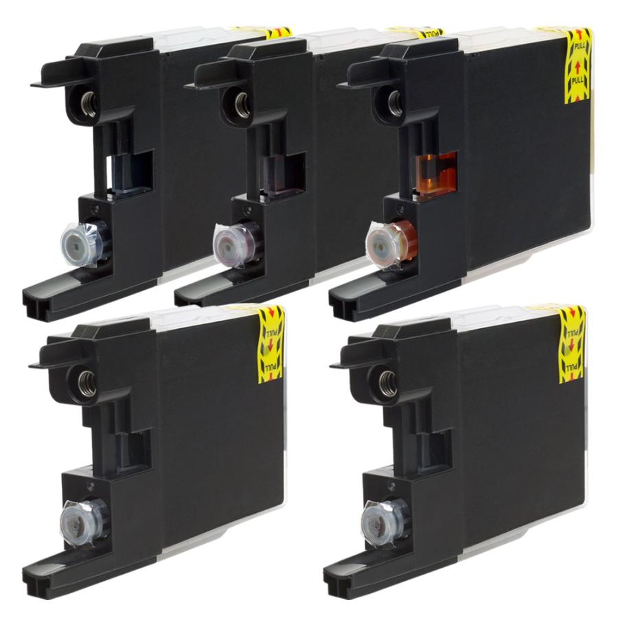 ブラザー工業 ブラザー LC12 (BK×2/C/M/Y) 5色セット brother 互換インクカートリッジ 残量表示 ICチップ付 印刷 : Green shower - 通販 ...