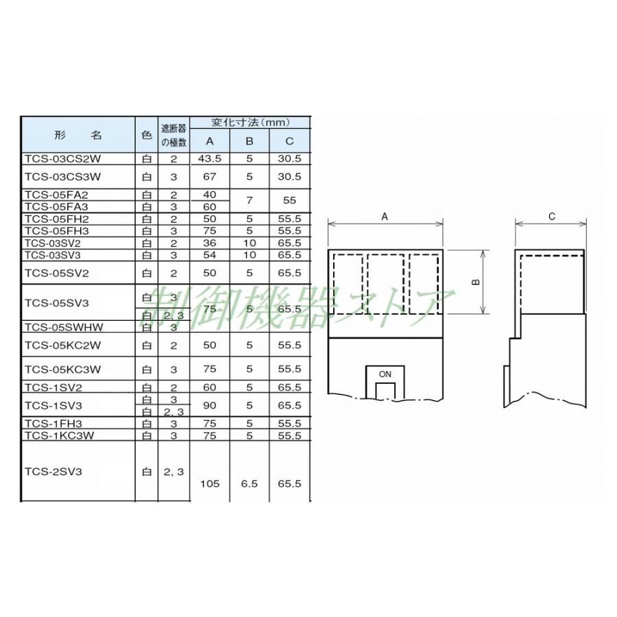 三菱電機 TCS-05SV3 NF/NV63-Vシリーズ 3P用 充電部小形端子カバー 請求書/領収書可能 : 制御機器ストア - 通販 - Yahoo!ショッピング