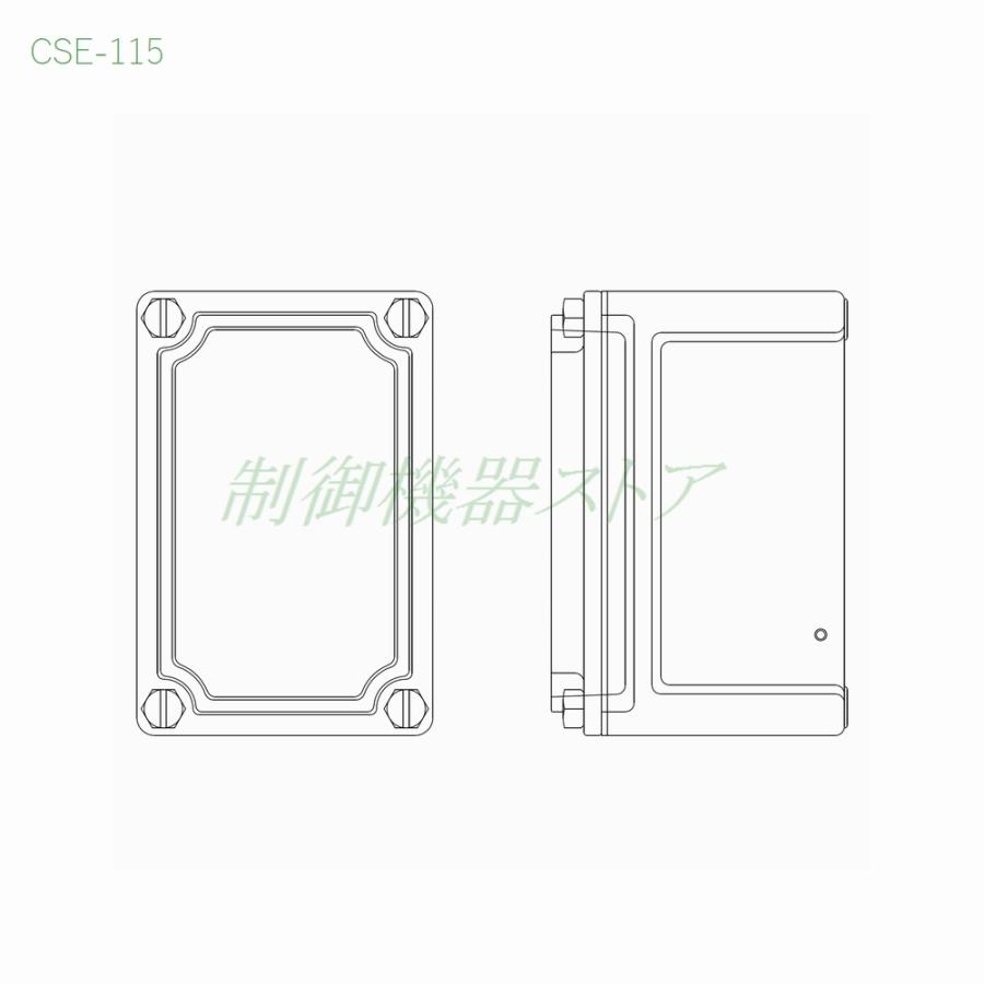 日東工業 CSE-115 深さ:100 横:100 縦:150 穴加工なし アルミ鋳造製 請求書/領収書可能 : 制御機器ストア - 通販 - Yahoo!ショッピング