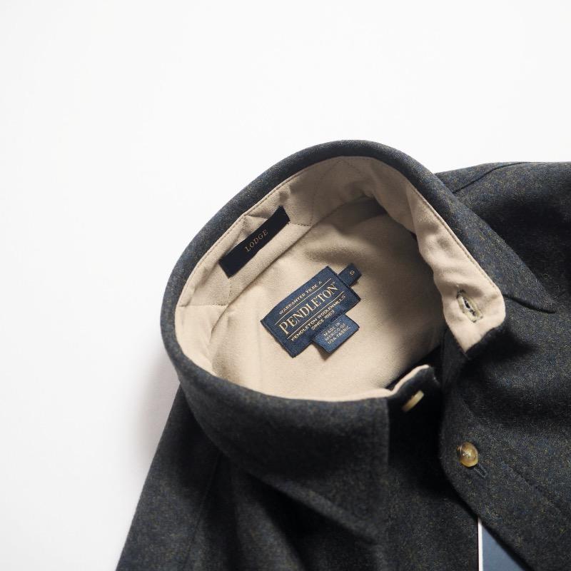 PENDLETON ペンドルトン ウォッシャブルウールレギュラーカラーシャツ LODGE SHIRT (CLASSIC FIT ...