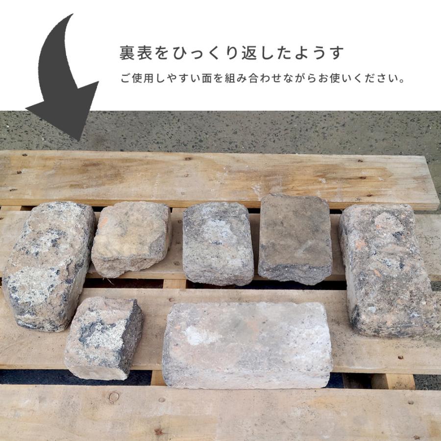 NITTO SEKKO レンガ NITTOSEKKO アンティークレンガ ネロハーフ 約0.2平米 耐火 舗装 防草 煉瓦 ガーデニング 庭 花壇 ピザ窯 【P変5/PR5】 : 石材・防草 ...