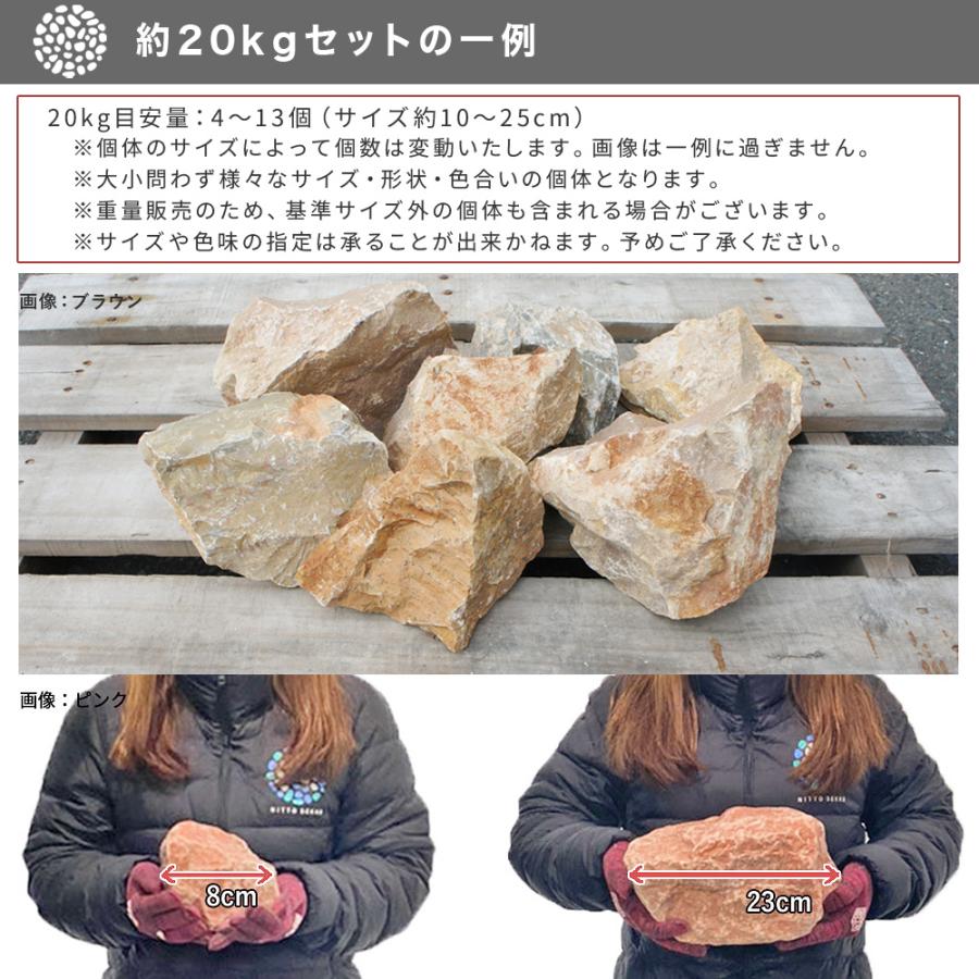 NITTO SEKKO 砂利 クラッシュロック ブラック（黒） 約10〜25cm 約200kg（20kg×10セット） おしゃれ ロックガーデン ドライガーデン 蛇篭 蛇籠 ガビオン 【P変 ...