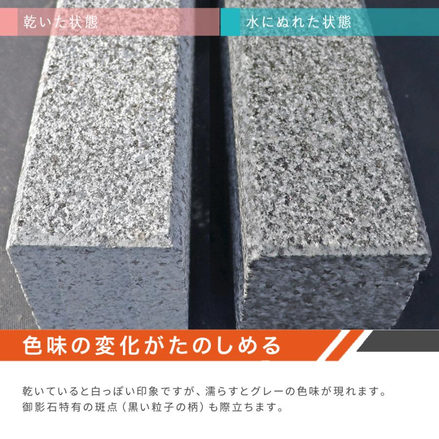 NITTO SEKKO 縁石 NITTOSEKKO グレー御影 ベトナム産 600×100×120mm [10本] ビシャン加工 長0.6m【P変5/PR5】 : 石材・防草シート・人工芝の ...