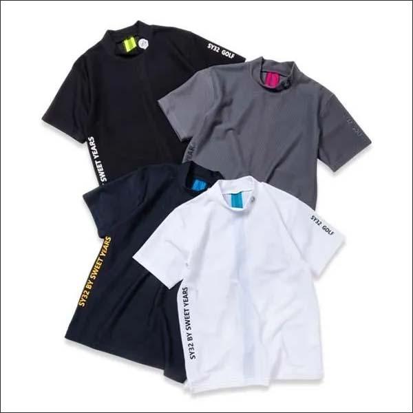 SY32 by SWEET YEARS 3Dフェイス バック ネオン モックネック 半袖シャツ ゴルフウェア メンズ 2025年春夏モデル M-XL SYG-25S020 : ゴルフプラザ ...