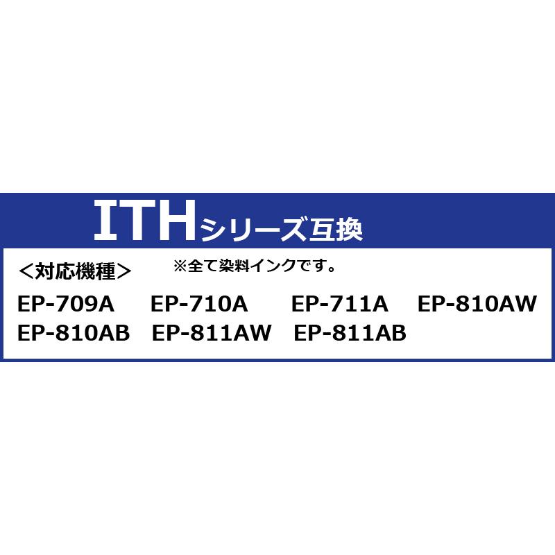 GreenLabel ITH-C シアン 単品1本 ITH エプソン 互換インクカートリッジ EP-810AB EP-810AW EP-710A EP-709A EP-811AW EP ...