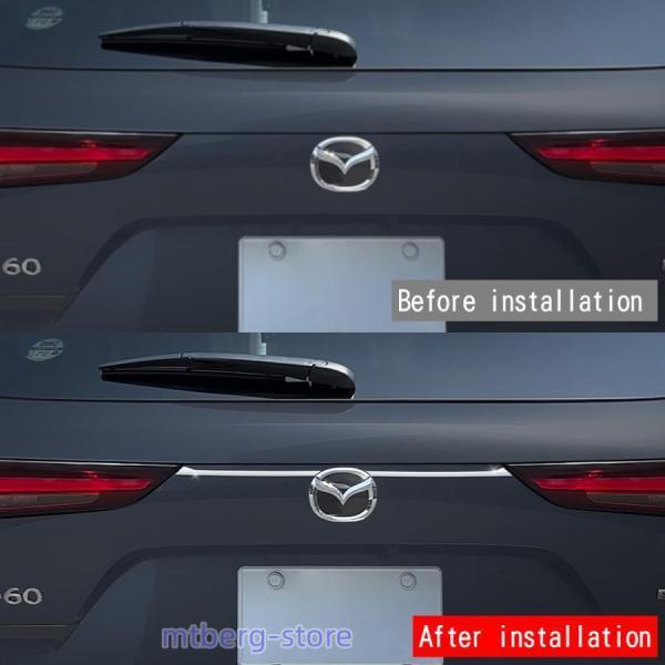 新型マツダ CX-60 テールゲートガーニッシュ KH系 CX60 PHEV 25S XD アクセサリー MAZDA CX 60 カスタム 内装 パーツ テールゲートトリム : Green ...