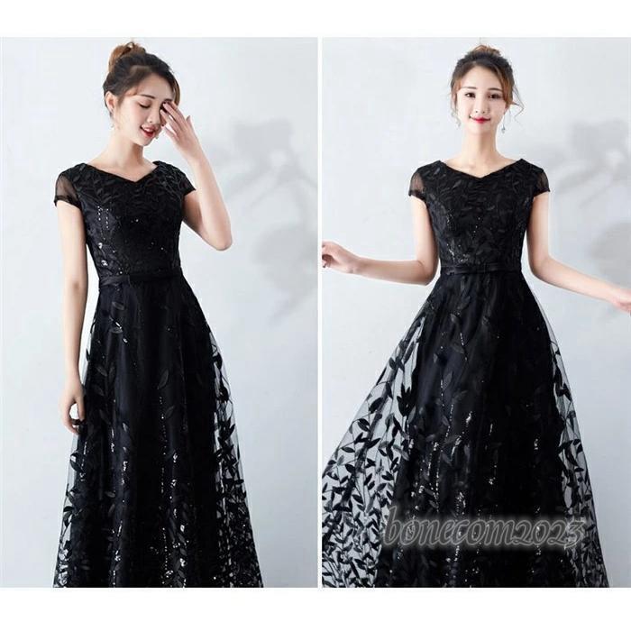 ドレス 大人 ピアノ 発表会 演奏会 結婚式 母親 キラキラ パーティー